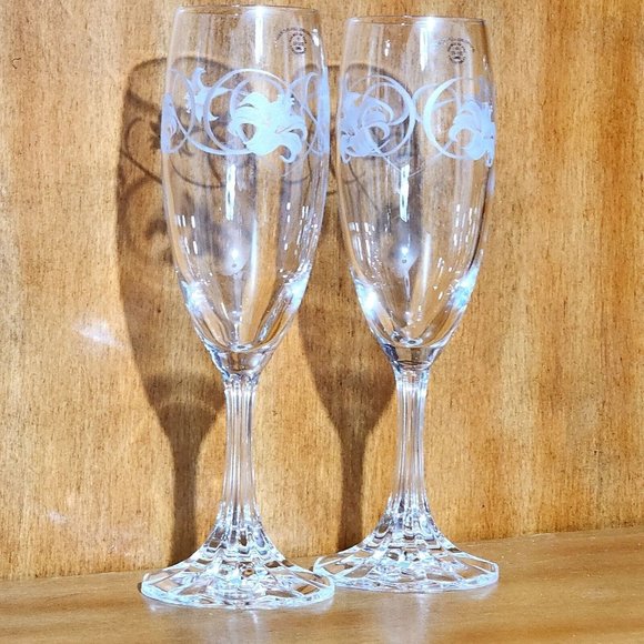 Avon | Dining | 2 Avon Joyous Occasion Champagne Flutes 75 Vintage ...